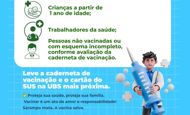 Itaguatins lança campanha de prevenção ao sarampa e reforça importância ...